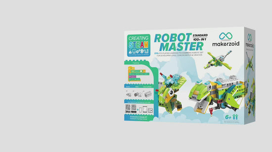 Makerzoid STEAM Programming Building Blocks Robot Master (Standard), 1 ...